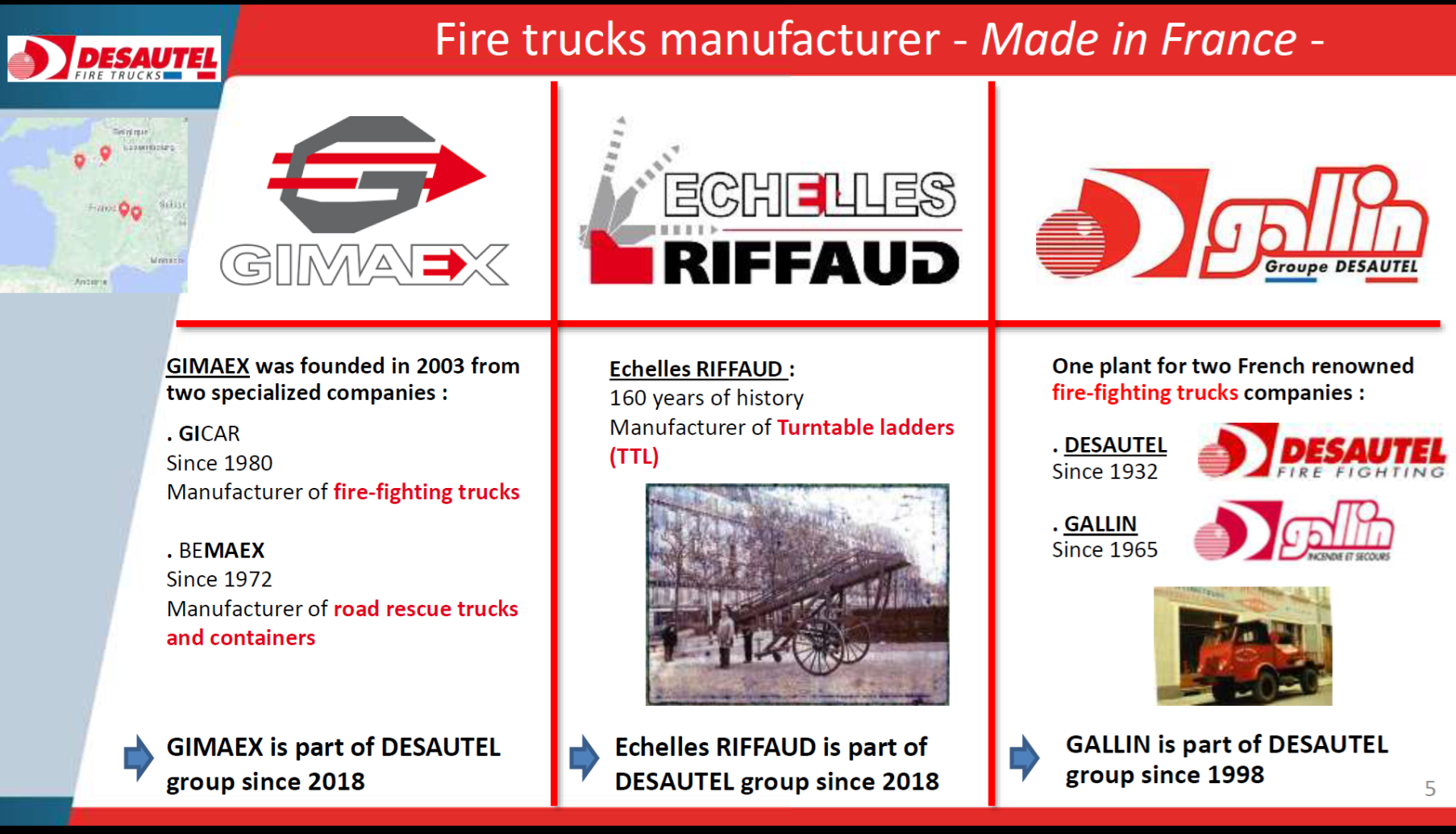 Desautel Fire trucks | CTIF - International Association of Fire ...