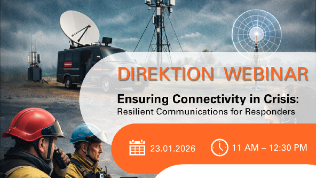 DIREKTION Webinar - Ensuring Connectivity in Crisis: Resilient ...